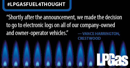 Crestwood responds to FMCSA's new electronic logging device rule - LP Gas