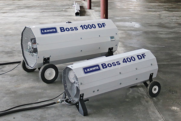 Direct-fired heater made for large, open spaces - LP Gas