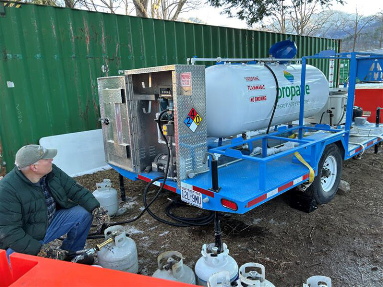 Portable propane dispenser deploys in North Carolina for hurricane ...